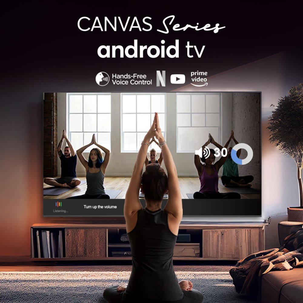 Canvas Series Android TV 55 G3A 4K UHD – Al Rehman Electronics